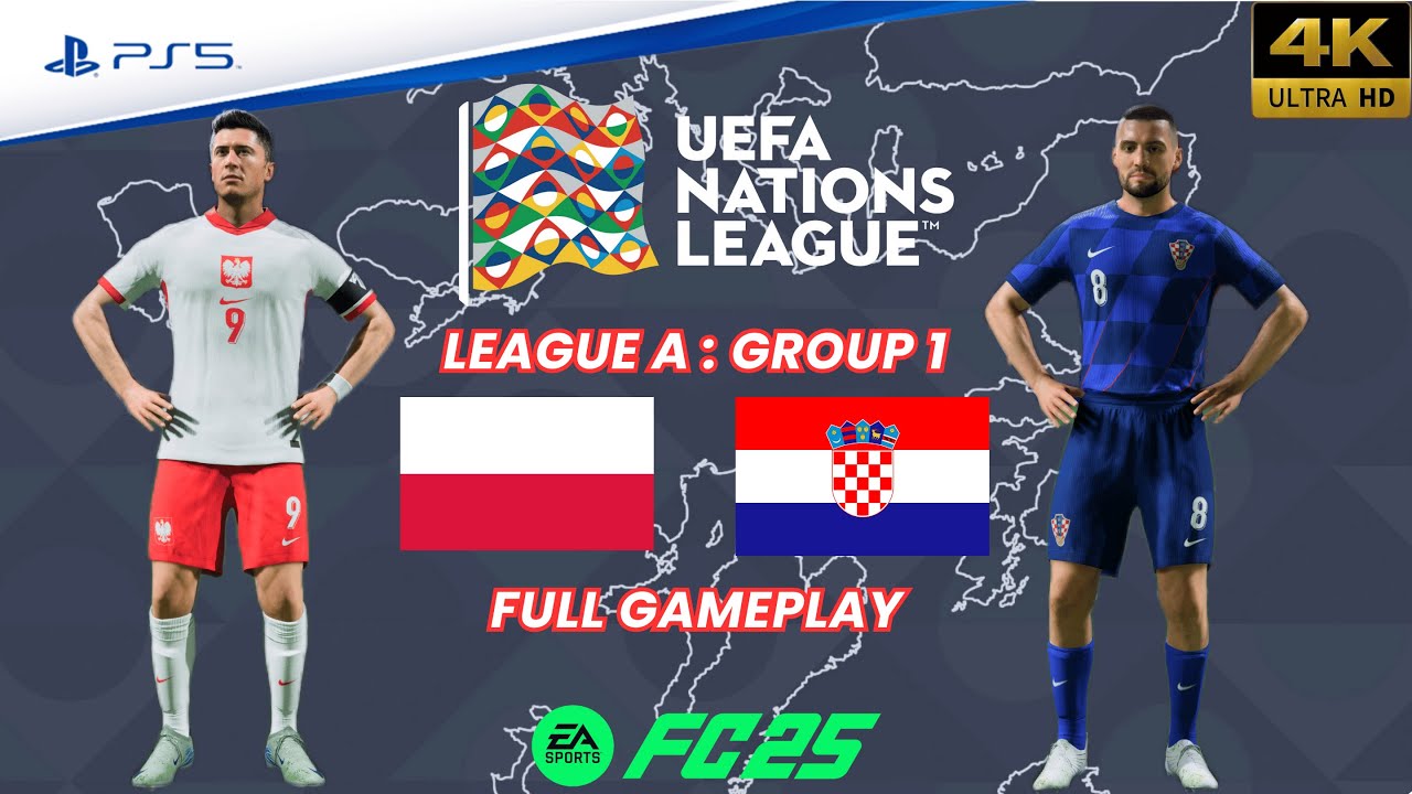 FC 25 - Poland vs. Croatia | UEFA Nations League 2024 | Full Match ...