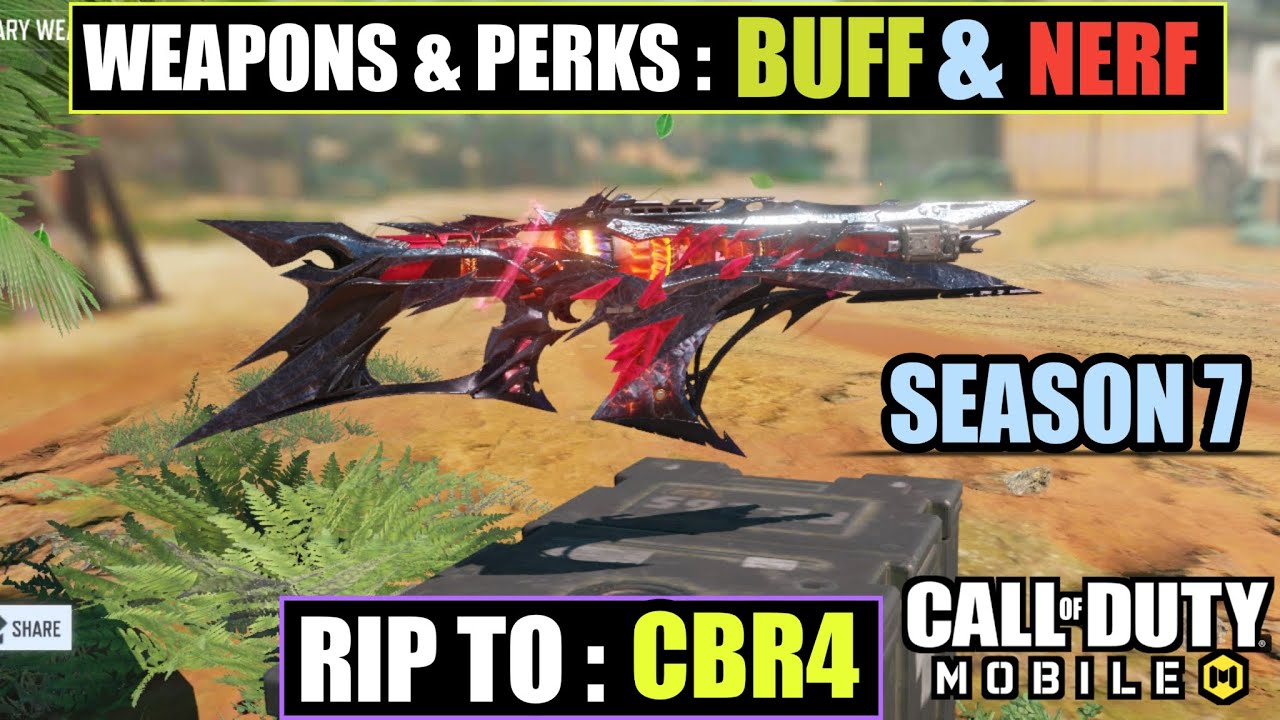 *NEW* Codm Weapons & Perks BUFF & NERF | Season 7 - YouTube