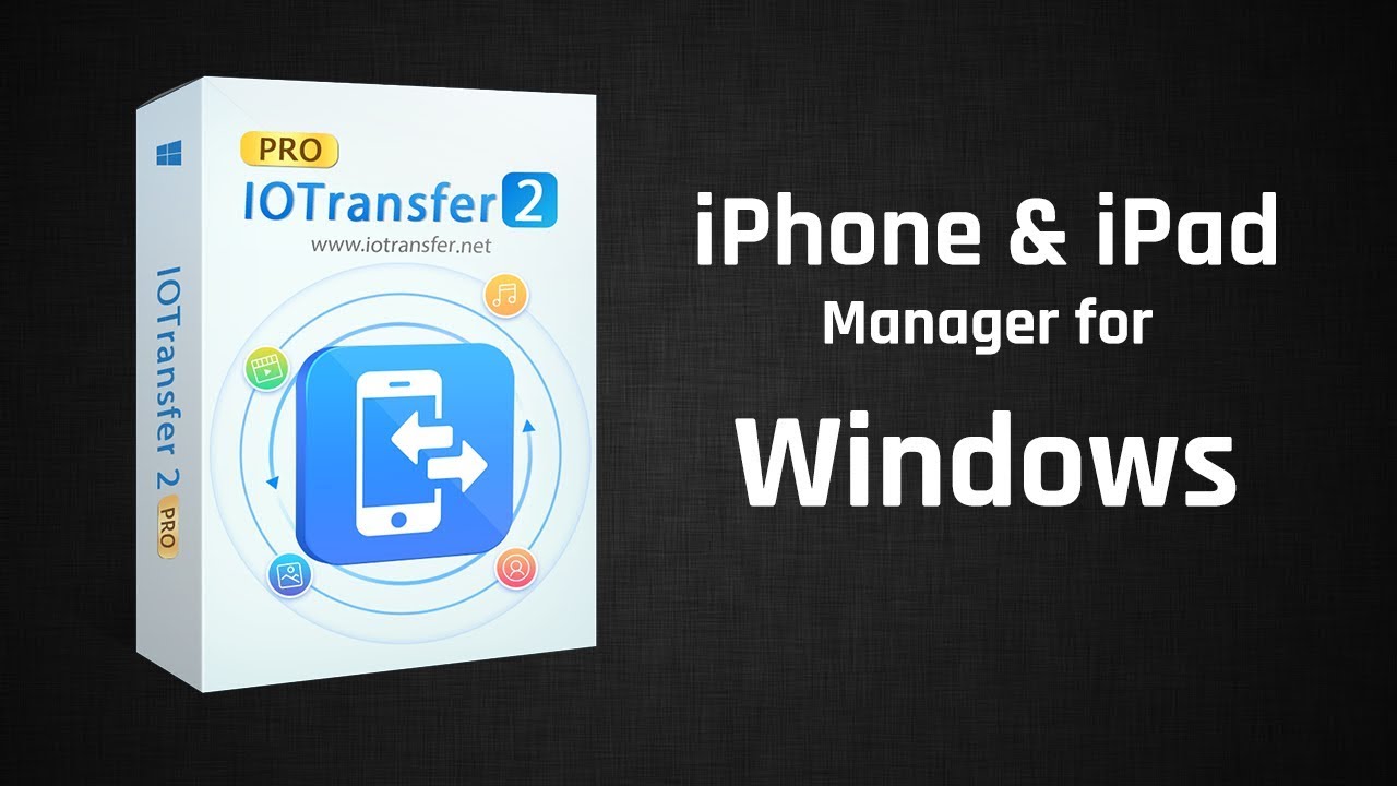 IOTransfer 2 Pro Overview - iPhone & iPad Manager for Windows - YouTube