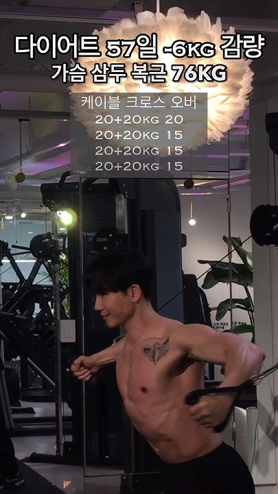 57일차 -6KG 감량 다이어트 가슴 삼두 복근 운동 루틴 프로그램 #다이어트 #운동기록 #운동루틴 #운동일지 #다이어트기록 #맨몸운동 #운동정보 #바디프로필브이로그 #바디 ...