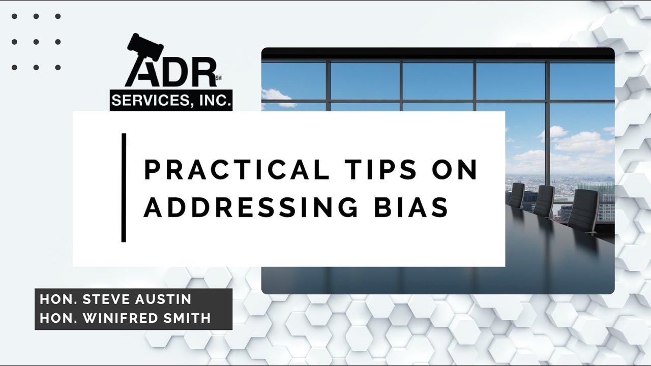 Practical Tips on Addressing Bias - YouTube
