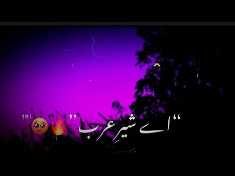 Aa Shere Arab  Bazu e Arab | Heart Touching 🥺#bayan #nats