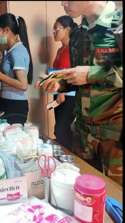 နမ့်ခမ်းမြို့တွင် ပုဂ္ဂလိက ဆေးဆိုင်ဆေးခန်းများကို Tnla ရဲ့ အခွန်ကြောင့