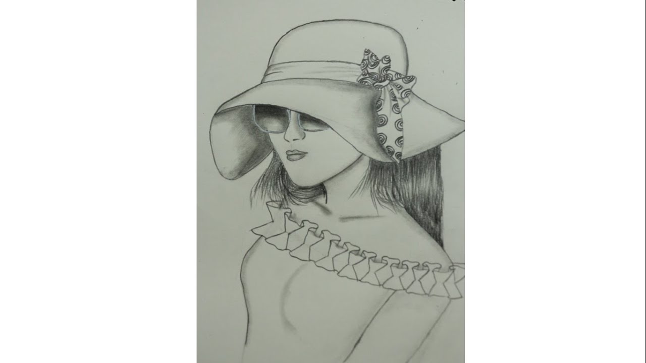 How to draw stylish/smart girl step by step. Easy drawing. - YouTube