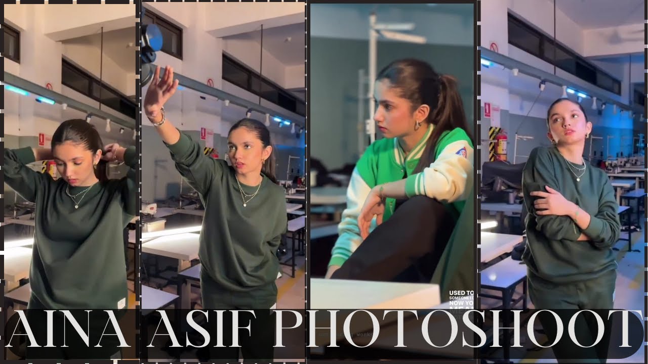 Aina Asif|PhotoShoot|Behind the Scenes|😎 - YouTube