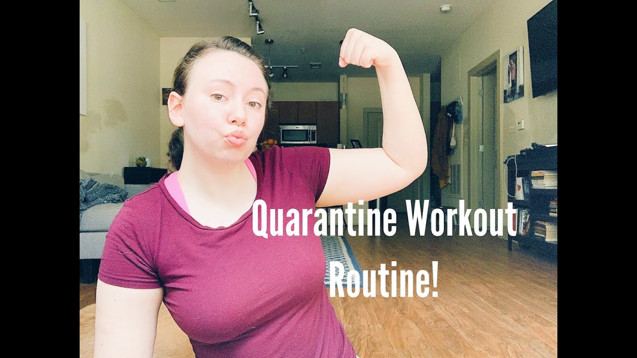 My Quarantine Workout Routine! | Simple & Easy At Home Workout | No ...