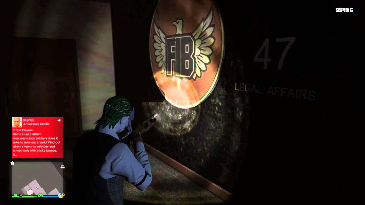 Gta 5 Online Inside the FIB Building - YouTube