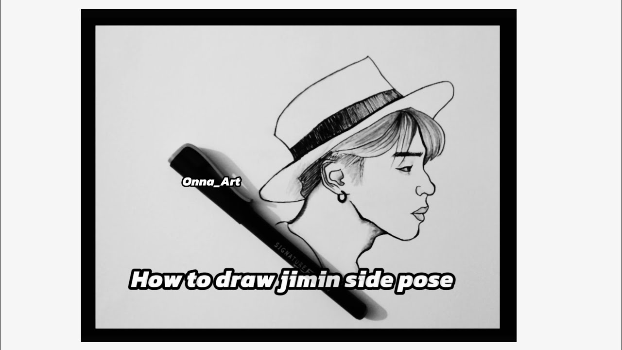 How to draw BTS jimin || BTS jimin easy sketch step by step || #bts # ...