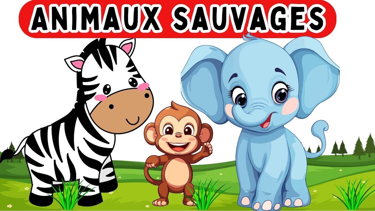 Easy French | Animaux sauvages | Apprendre le français | Learn Animals ...