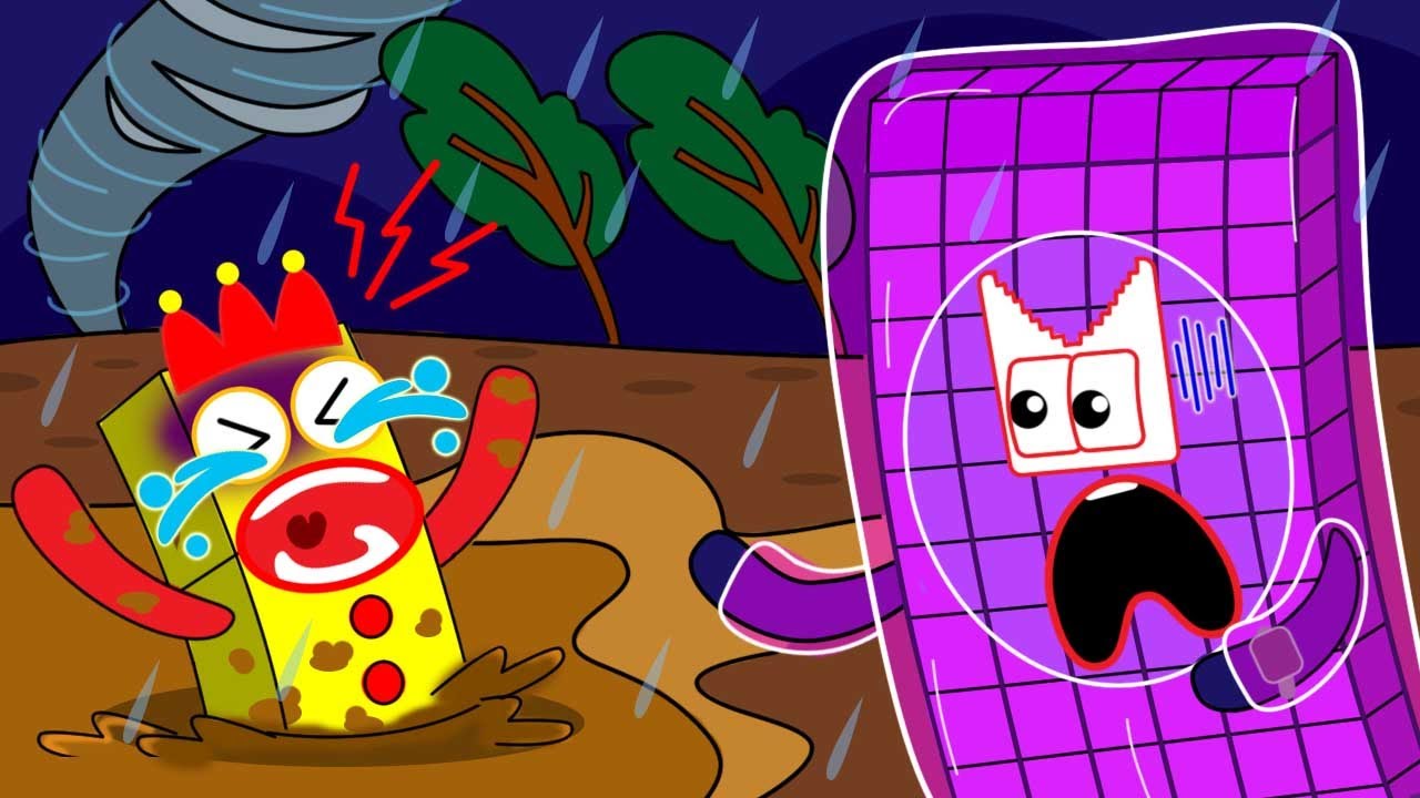 Oh No! Save NB 3, a Big Tornado is Coming | Numberblocks fanmade ...