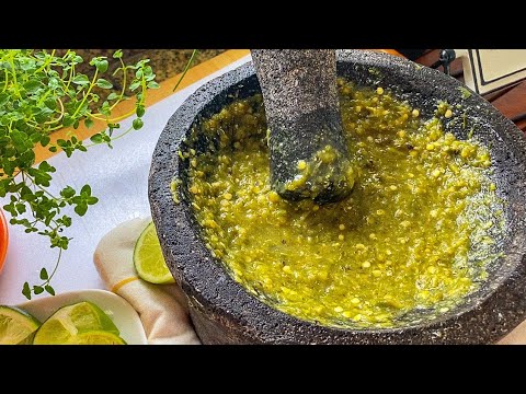 Salsa PICOSA para TACOS 💥 Económica y Fácil! Salsa de Chile Serrano al ...