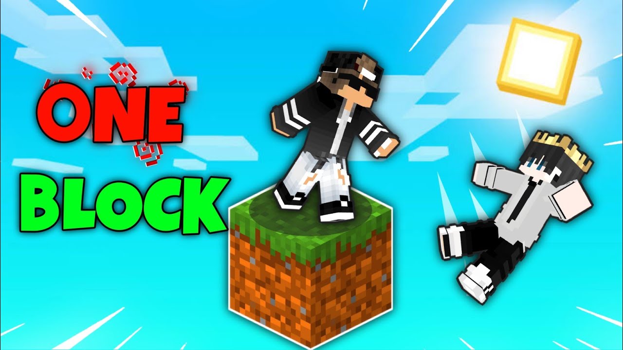 EPIC Minecraft One Block With My Funny Friend | Ft. @uxuggamer - YouTube