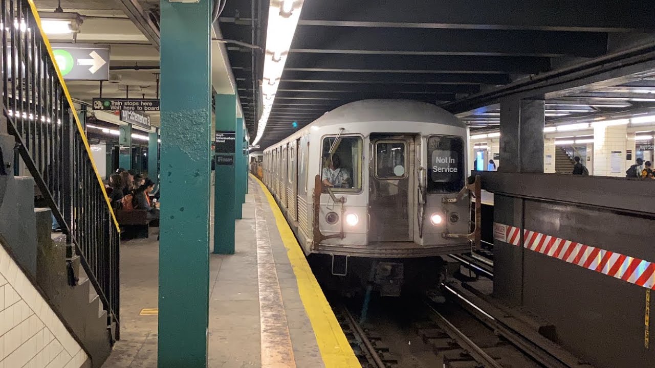 PM Rush R42/R46/R160/R179 A,C,G Trains At Hoyt Schermerhorn Street ...