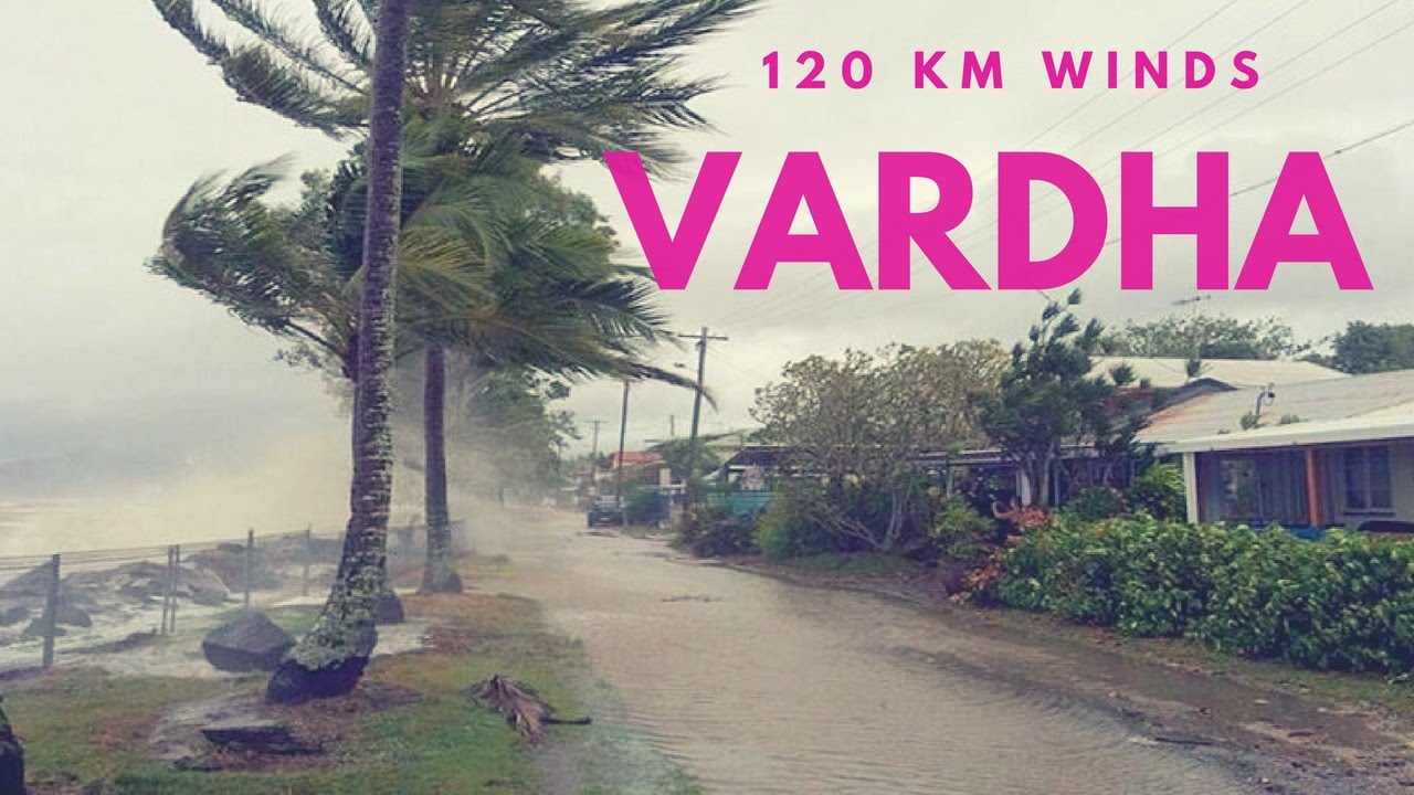 Cyclone Vardah hits Tamilnadu hard- Vardha cyclone current status - YouTube
