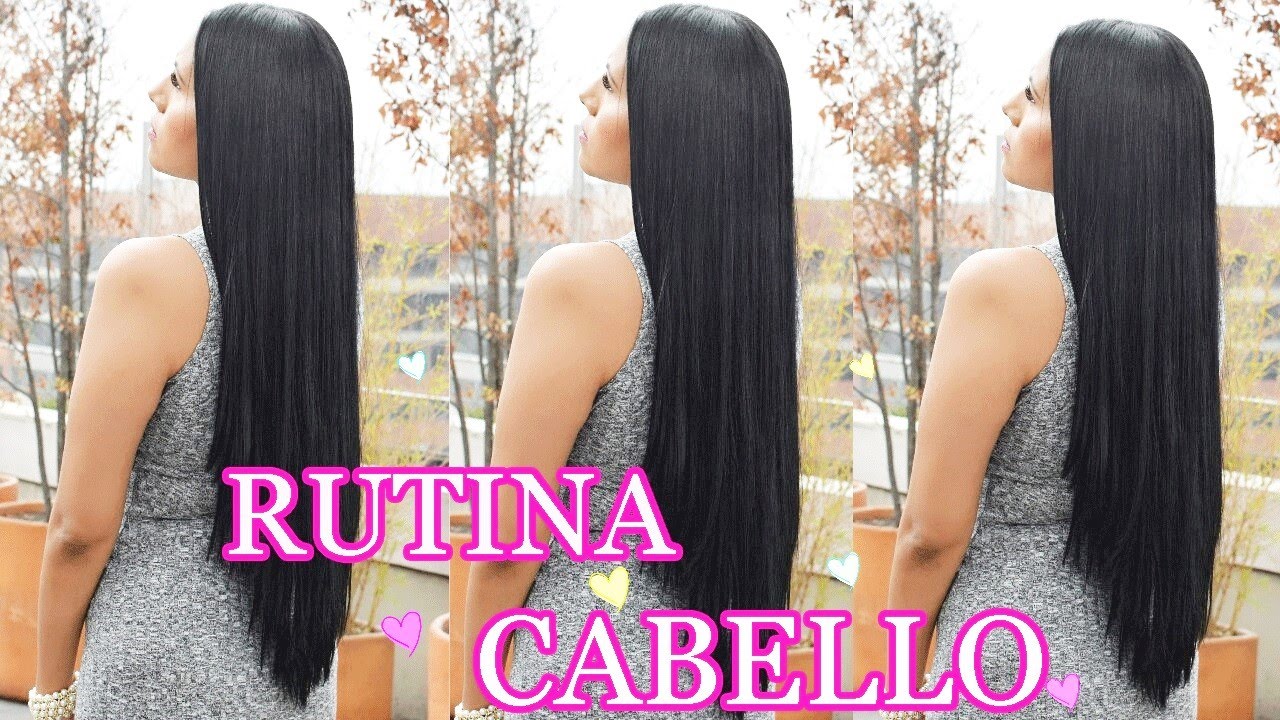 Cabello Perfecto ♡ Mi Rutina De Cabello Largo ♡ Mascarilla Como Me Lo