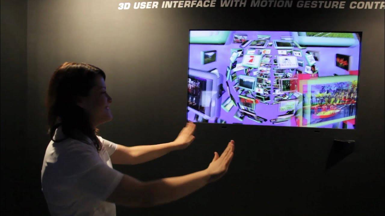 Gesture interface - YouTube