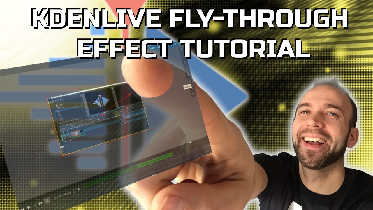 KDEnlive Tutorial - Fly Through Effect - YouTube