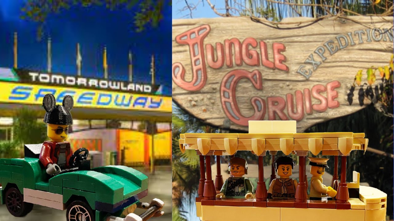 LEGO Magic Kingdom ride vehicles! Jungle cruise, small world, splash ...