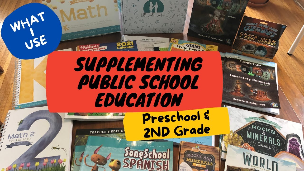 What I use to Supplement My Kids Public School Education | Pre K & 2nd ...