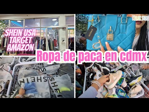 ROPA PACA EN CDMX SUPER BARATA, SHEIN, TARGET Y MAS// SARA DICE - YouTube
