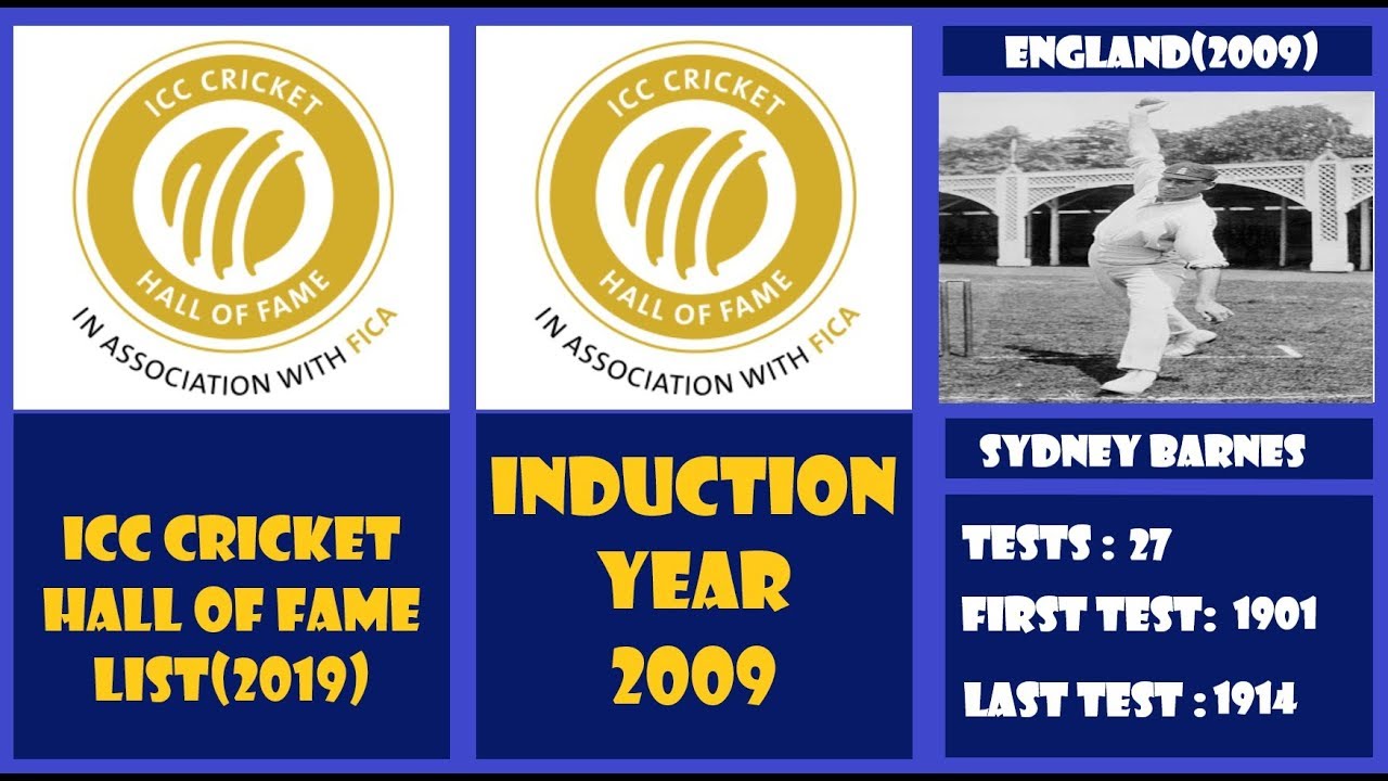 Icc Hall of fame 2019(Updated List) - YouTube