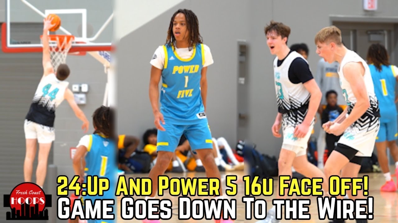 24:Up 16u vs Power 5 Goes Down To The Wire! Full Game Highlights! - YouTube