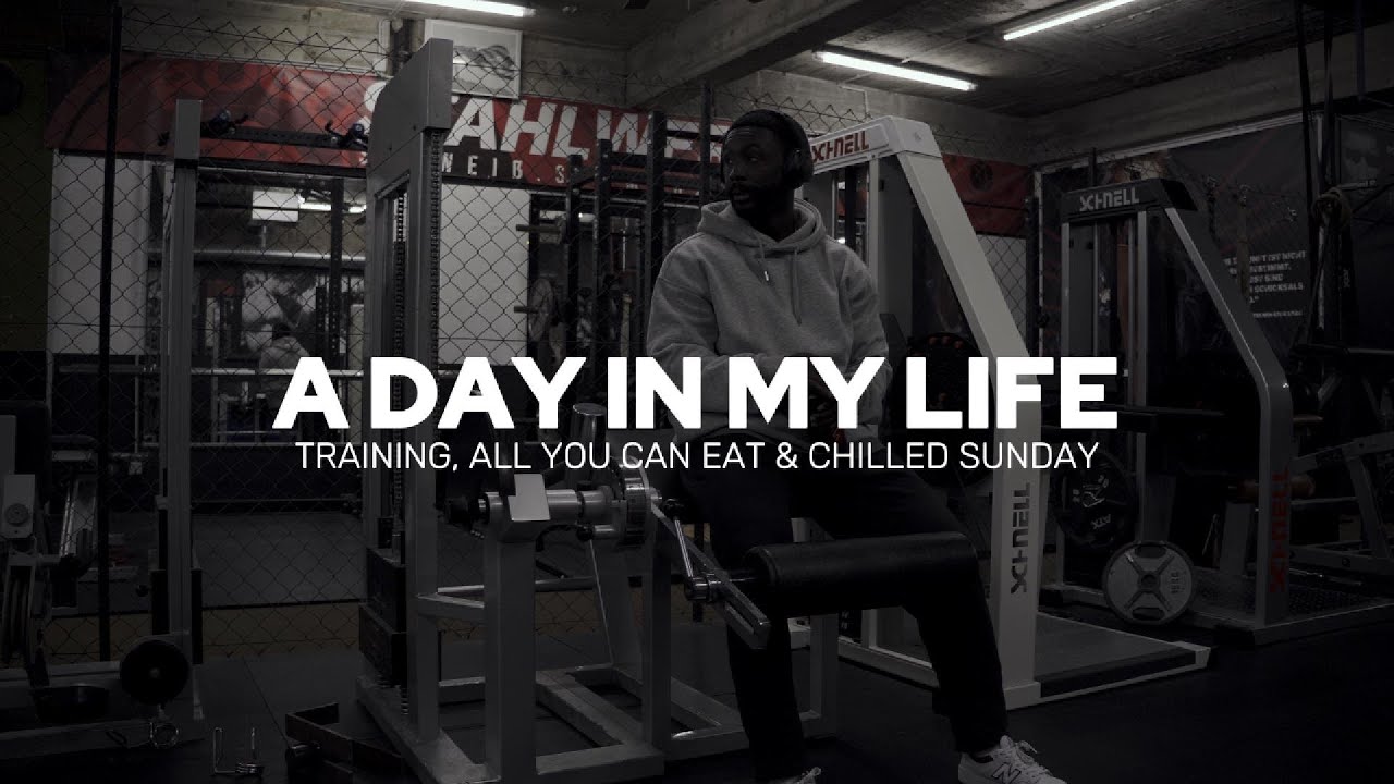 DAY IN MY LIFE | Deload Training, All you can eat & chilled Sunday ...