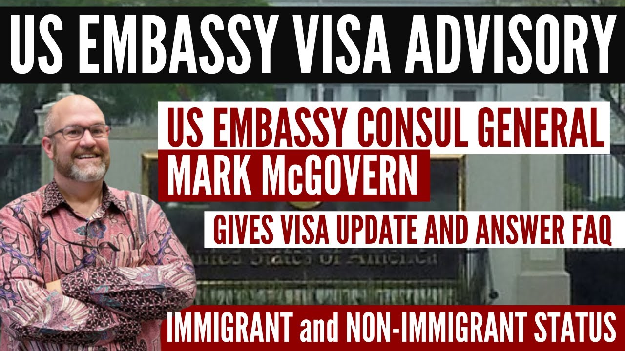 🔴VISA UPDATE: US EMBASSY MANILA GIVES AN UPDATE FOR IMMIGRANT AND NON ...