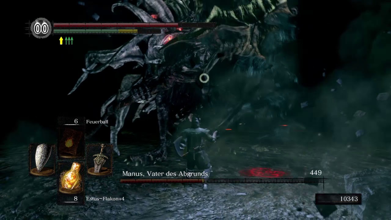 DARK SOULS REMASTERED Manus Boss Fight - YouTube