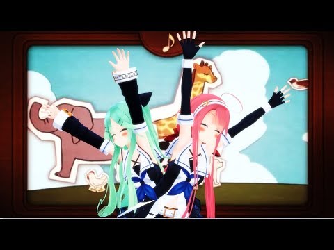 [MMD] 江風＆山風 DO RE MI FA Rondo 1080p60fps [艦これ] - YouTube