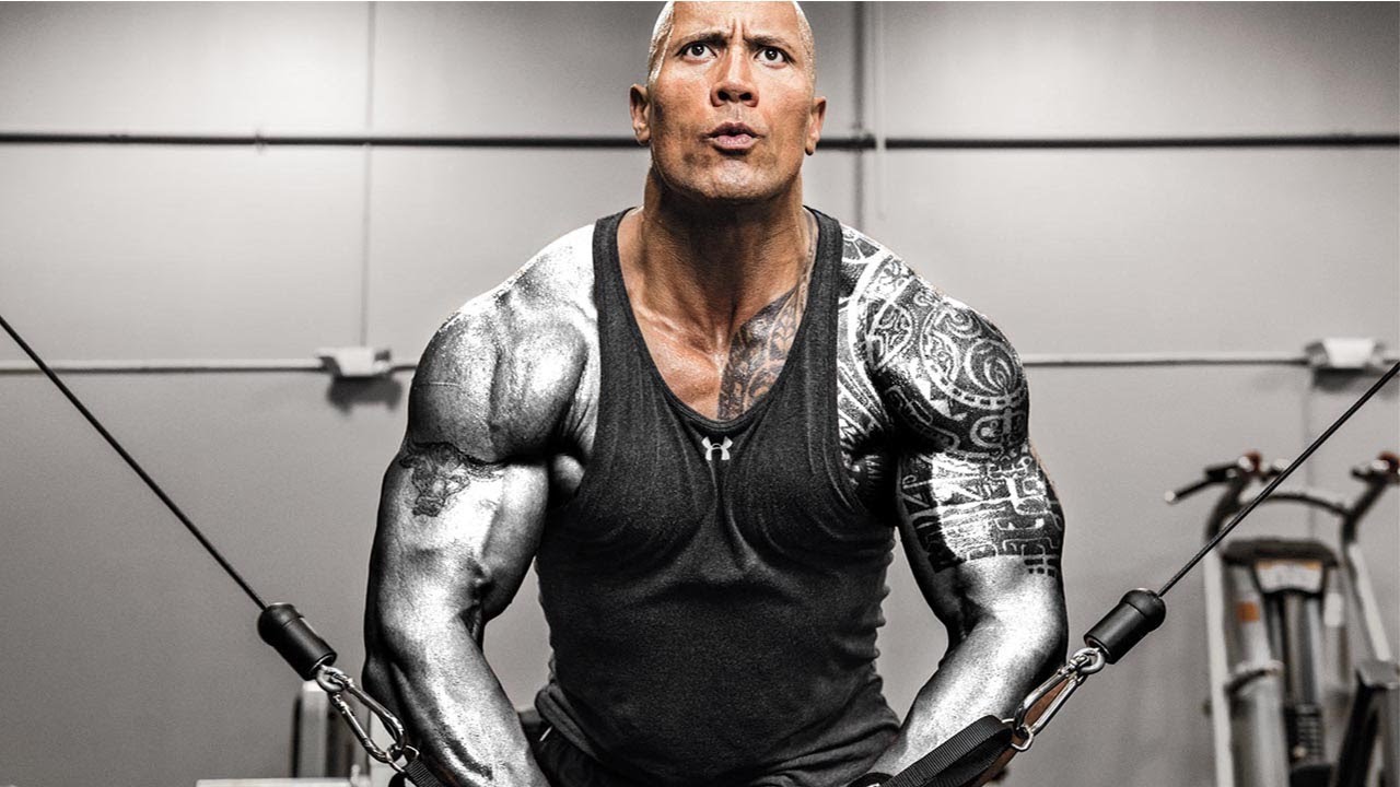 Steel body of Dwayne Johnson effect in Photoshop - YouTube