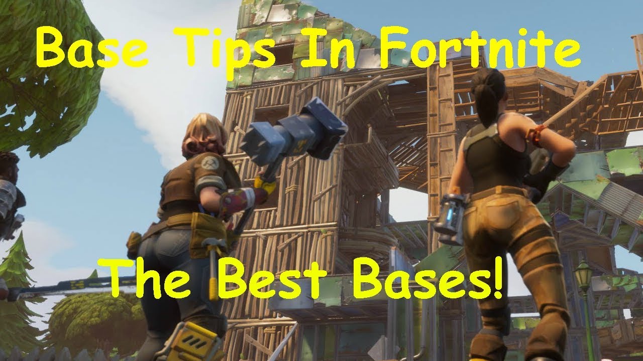 How To Build The Best Bases In Fortnite Battle Royal - YouTube