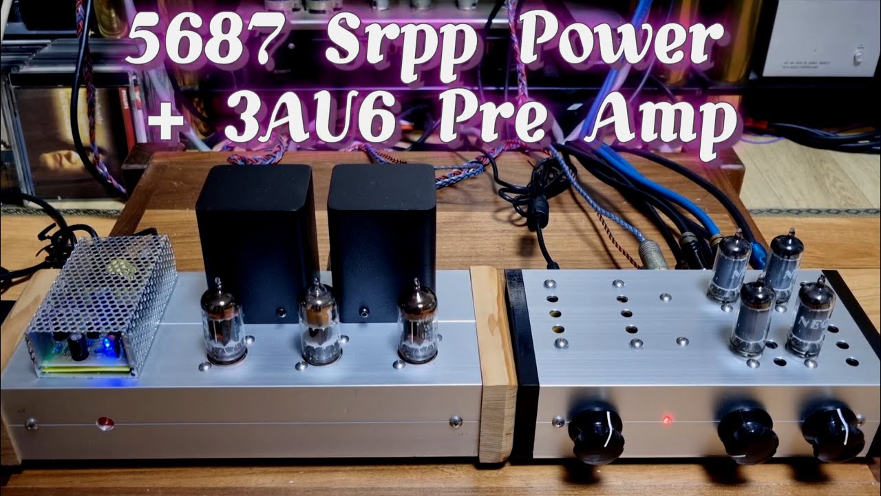 5687 SRPP POWER AMP + 3AU6 PRE AMP : 처녀 뱃사공(황정자) - YouTube