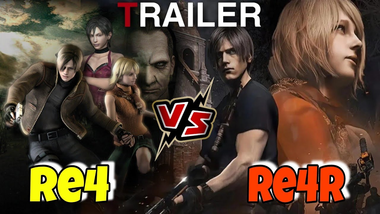 RE4 Vs RE4R [Trailer] - 2005 Vs 2023 | Resident Evil 4 - YouTube