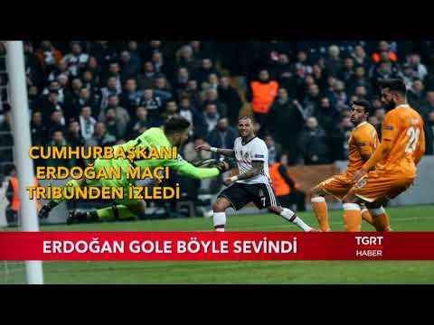Erdoğan Gole Böyle Sevindi