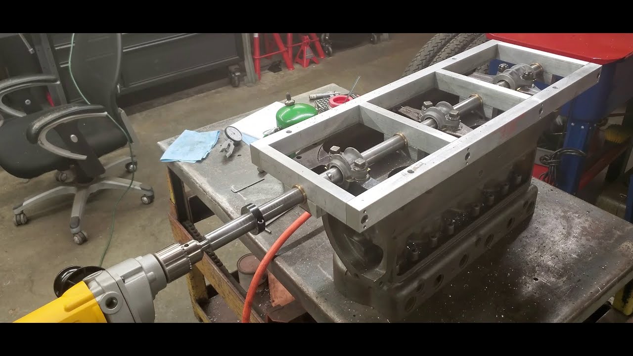 Line Boring Model T Main Bearings - YouTube