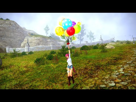 FFXIV Ceruleum Balloons Cash shop mount (Account-wide) - YouTube
