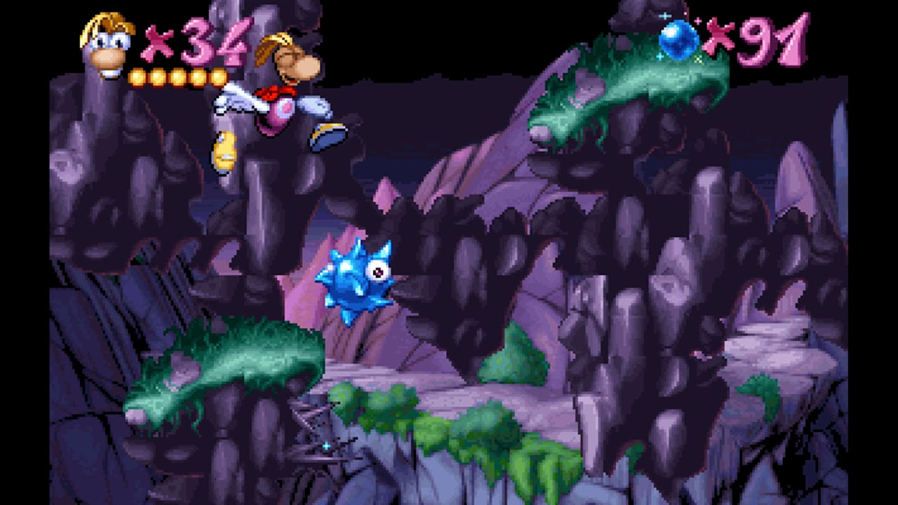 Rayman Playthrough #3 Blue Mountains - YouTube