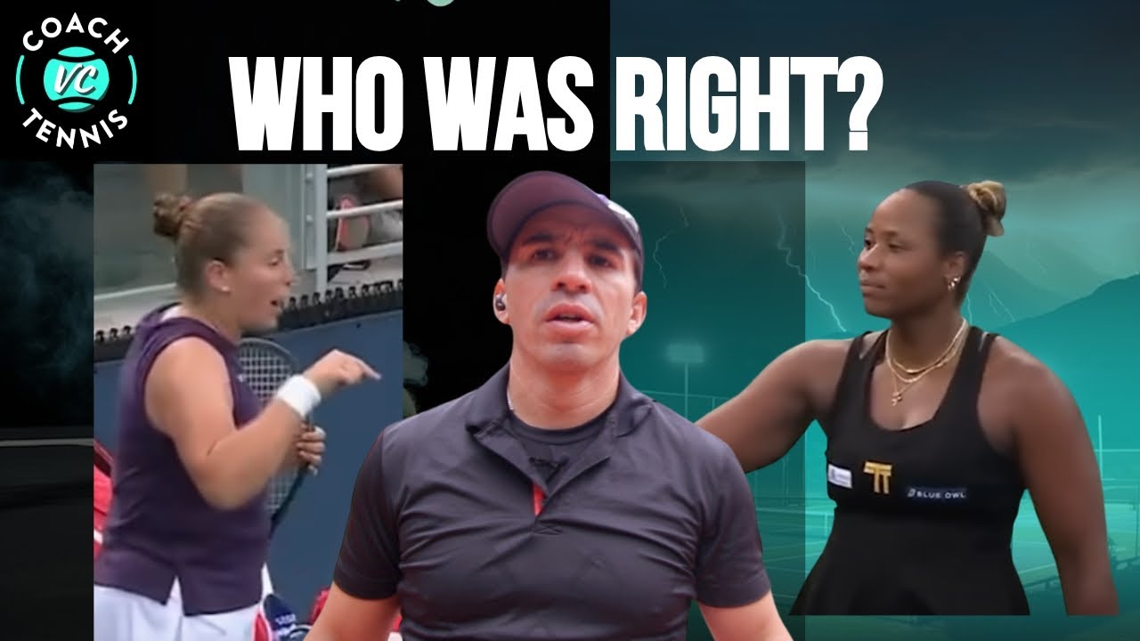 Who was Right? US Open Drama -Townsend or Ostapenko? - YouTube