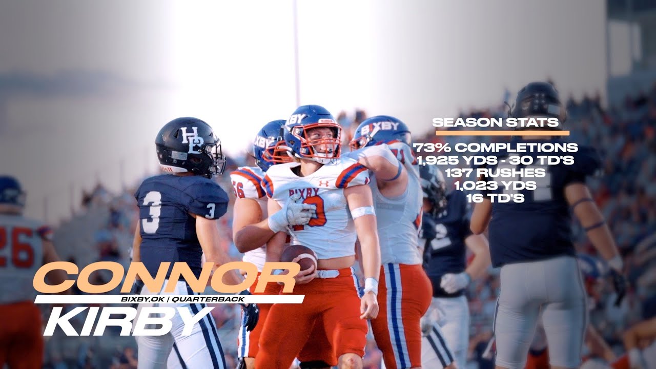 Connor Kirby - Bixby, OK - Quarterback - Senior Highlight Mixtape - YouTube