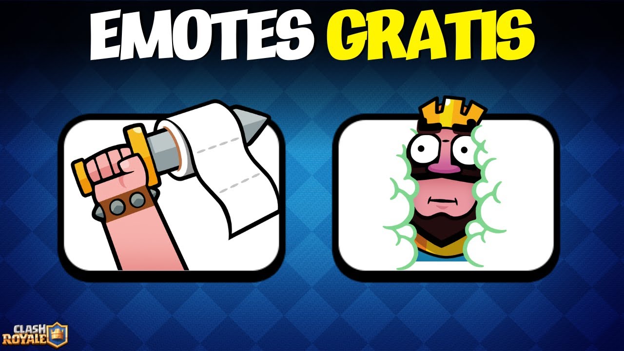 ¡2 NUEVOS EMOTES GRATIS EN ESTE VÍDEO!🤩 Noticias Clash Royale - YouTube