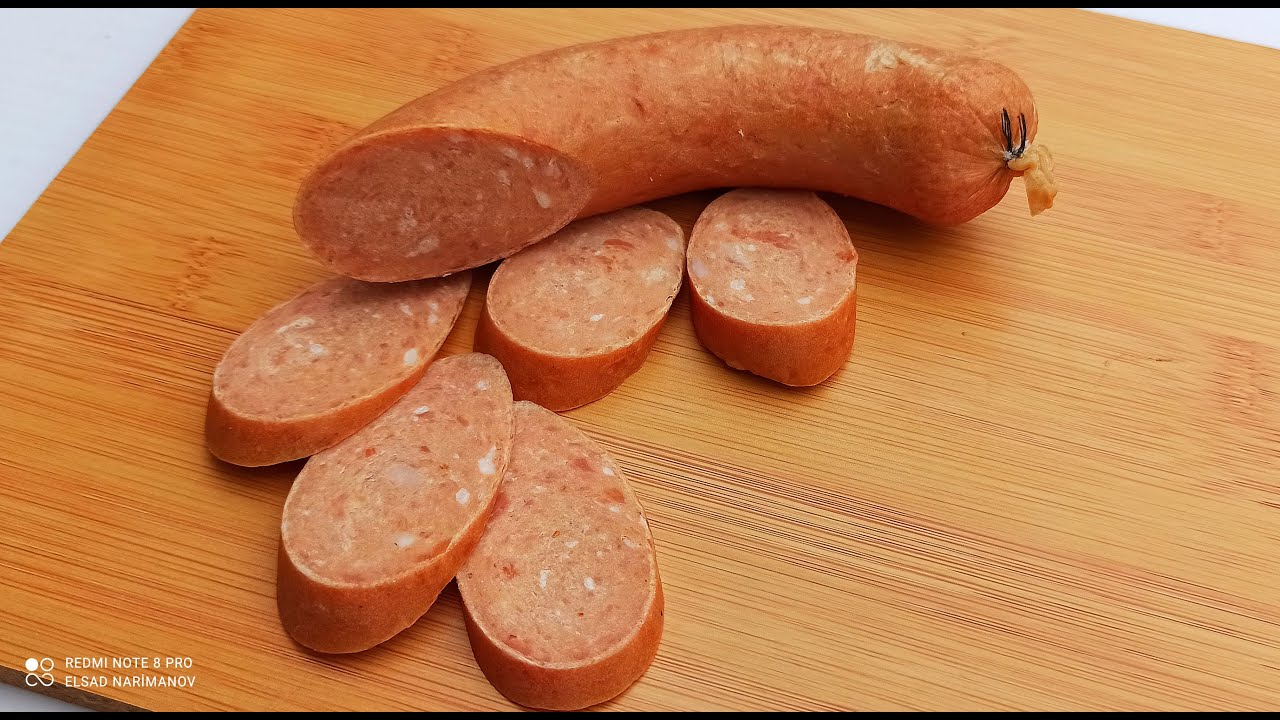 Evde əsl KOLBASA Hazirlanmasi \ колбаса в домашних условиях \ Azmətbəx ...