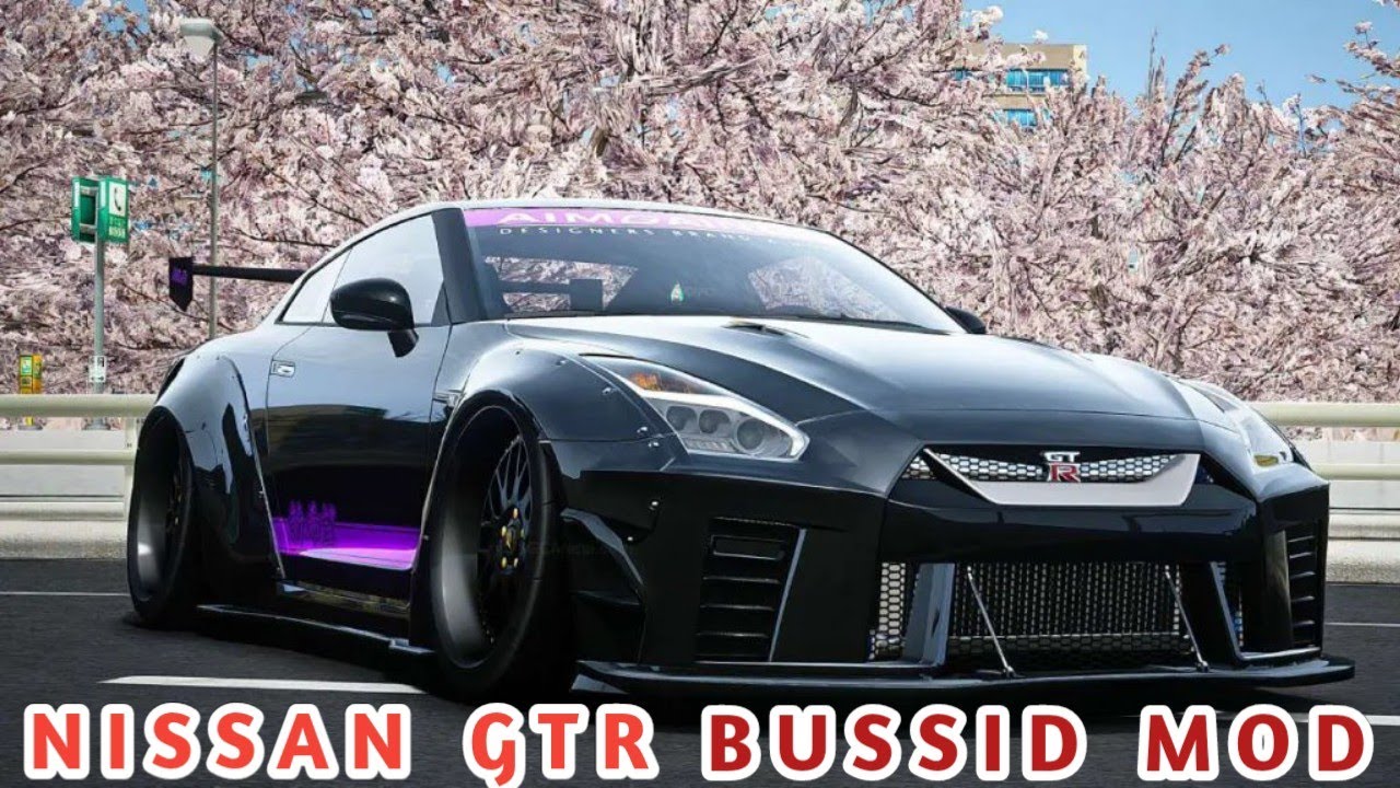Nissan Gtr new bussid mod || new bussid mod for bus simulator Indonesia ...