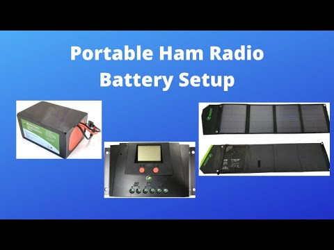 Portable Ham Radio Battery Setup - YouTube