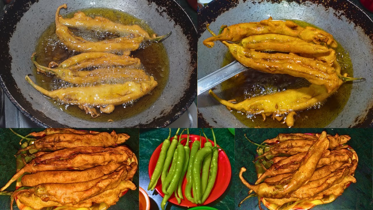 Street Style Mirchi Pakoda Recipe | मिर्ची के मज़ेदार पकौड़े झटपट ...