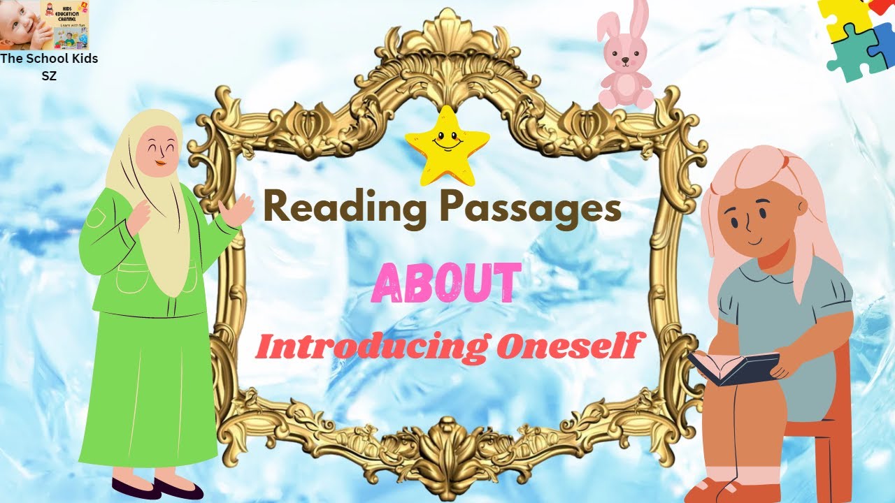 Self-Introduction for Kindergarten/ Reading Passage for Class 1 ...
