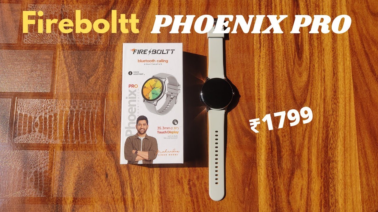 Fire Boltt Phoenix Pro Unboxing, Setup & Review|| Best smartwatch under ...