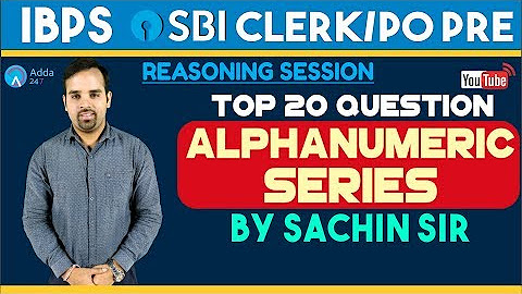Alphanumeric series - YouTube