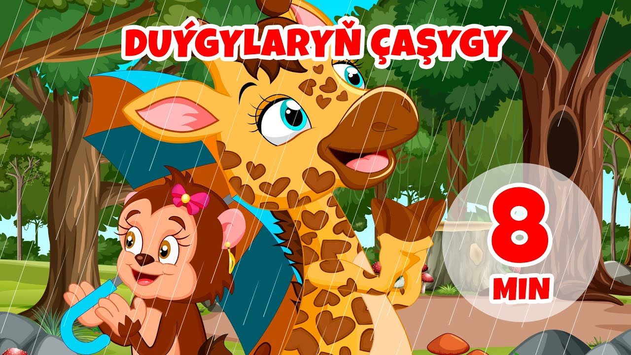 Duýgularyň zontigi - 8 min Giramille | Çagalar üçin goşgular we çagalar ...