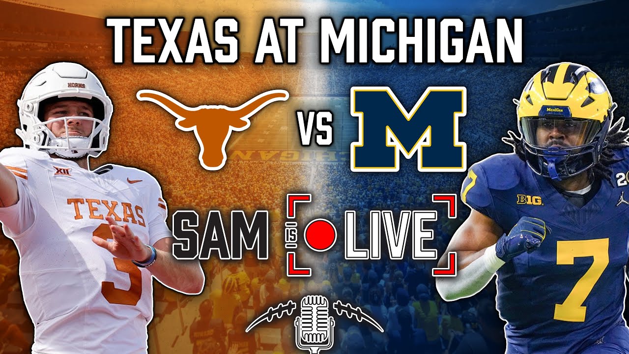 Michigan vs Texas Live: No.3 Texas vs No.10 Michigan | College Football ...
